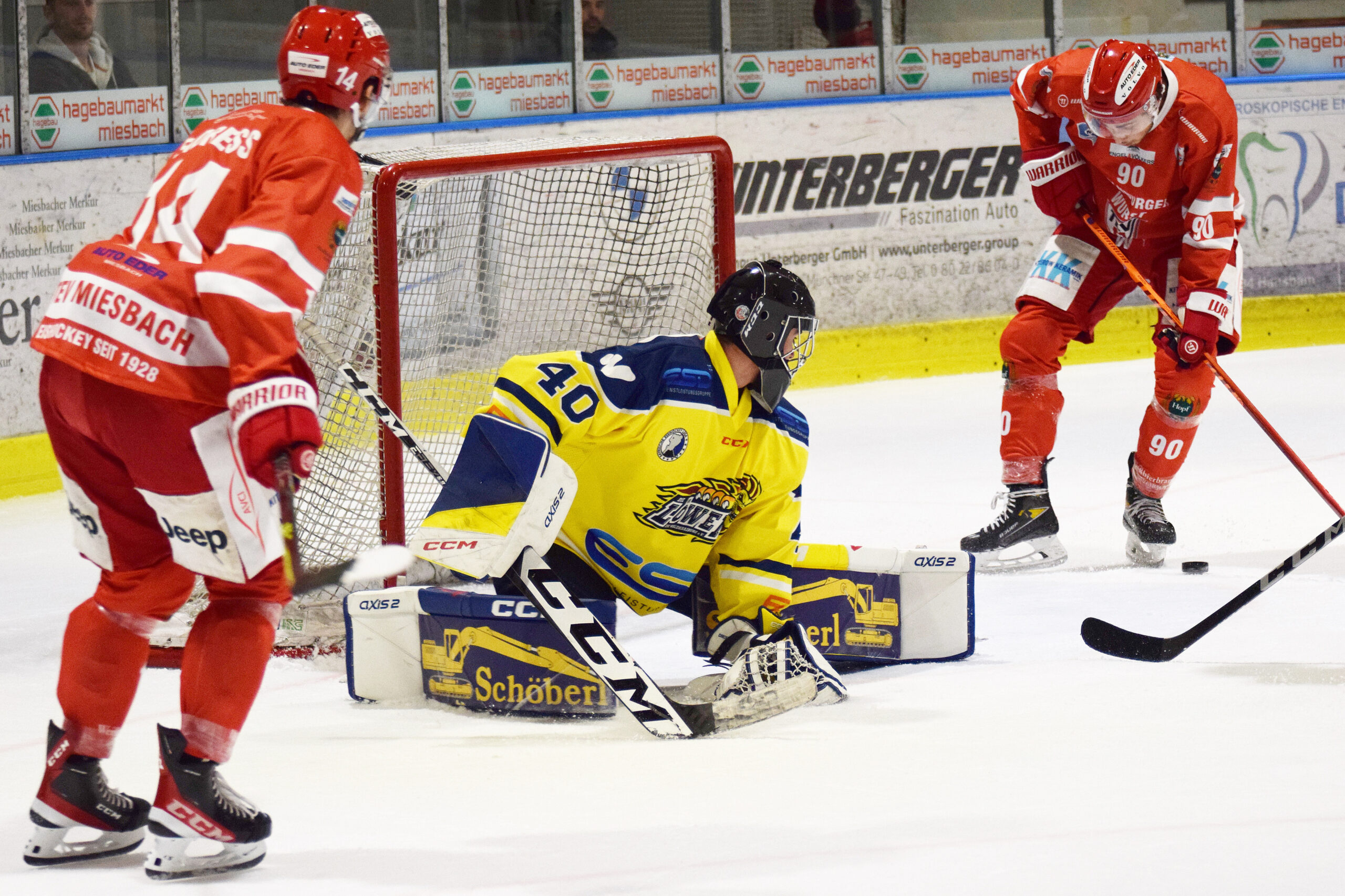 EHC Waldkraiburg unterliegt in hochklassigem Spiel dem TEV Miesbach ...